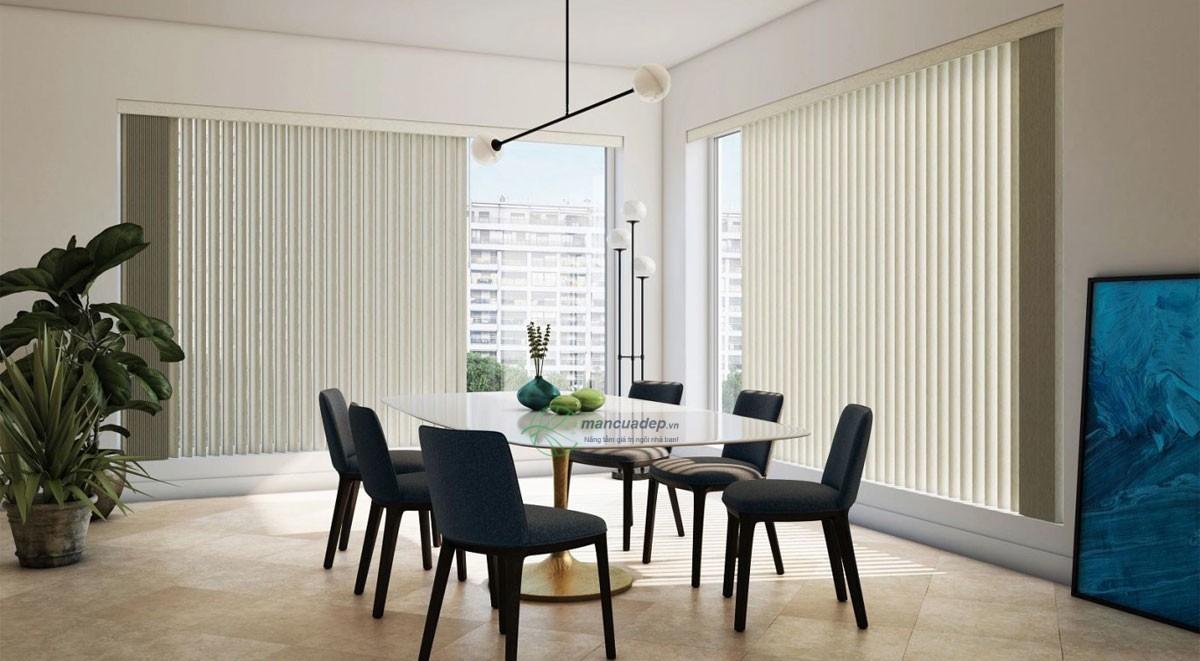 Rèm lá dọc ⭐ 300+ Mẫu rèm lá dọc cao cấp, sang trọng - Màn Cửa Đẹp